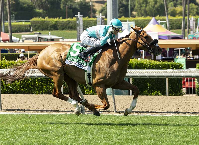 Thought Process rolls to first G1 victory - Kentucky Thoroughbred ...